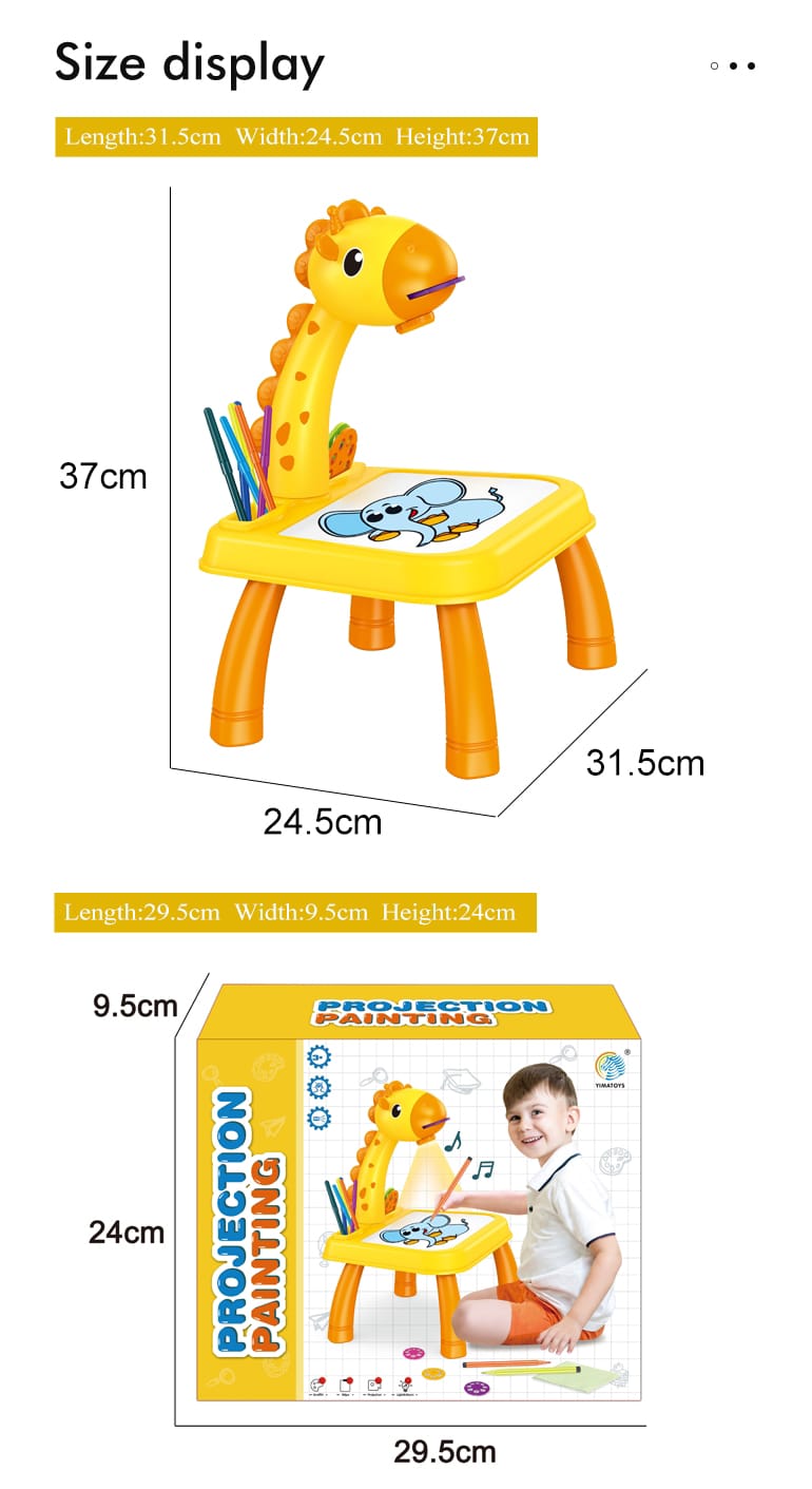 Children's Projector Toy - LED Light Projector - Educational Children's ...